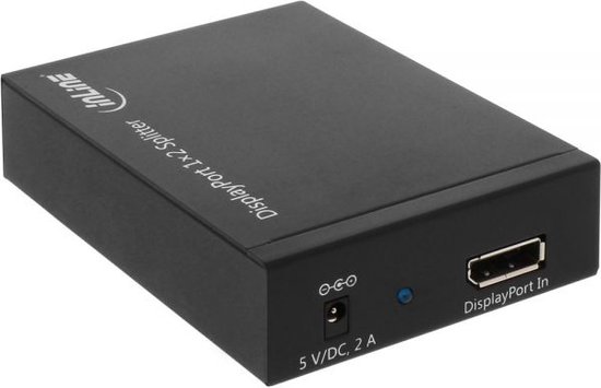 InLine 1x DisplayPort naar 2x DisplayPort splitter - 4K | bol