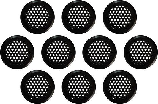 10 stuks - 53 mm - luchtroosters - ventilatierooster deksel ...