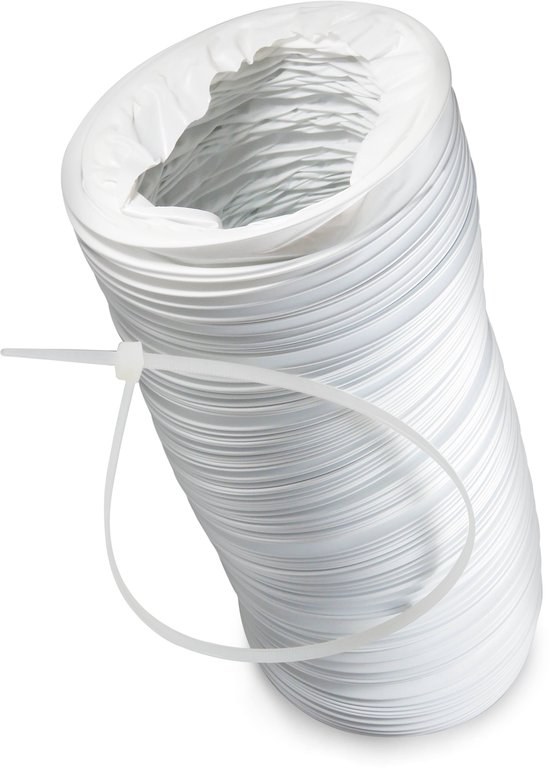 100mm Dparts luchtafvoerslang - 3 meter - met kabelbinder - drogerslang ...