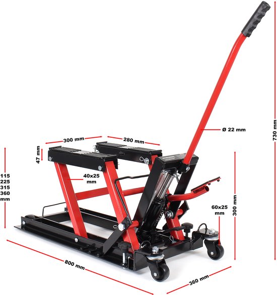 Borg Motor Brug - Krik - Motorkrik - 680 KG - ATV all terrain motorbrug ...