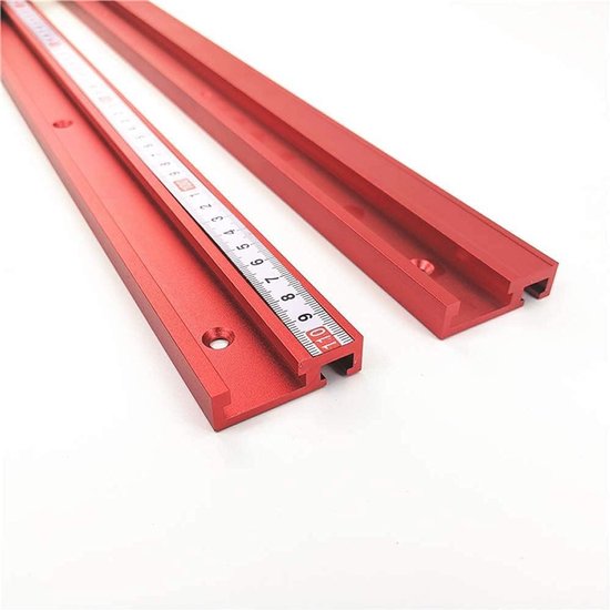 2 stuks 300mm Track Slide Slot voor Houtbewerking - Aluminium T-Sleuf ...