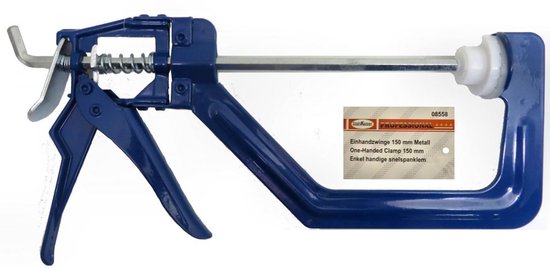 Stahlkaiser Snelspan lijmklem 150mm metaal | bol