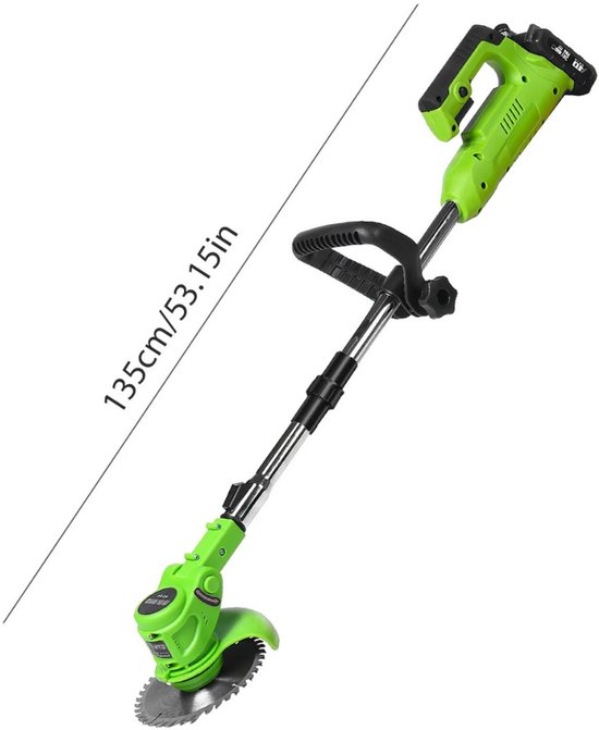 Coupe-bordures électrique Bovista - Avec batterie - Sans fil - Voegenborstel -... | bol