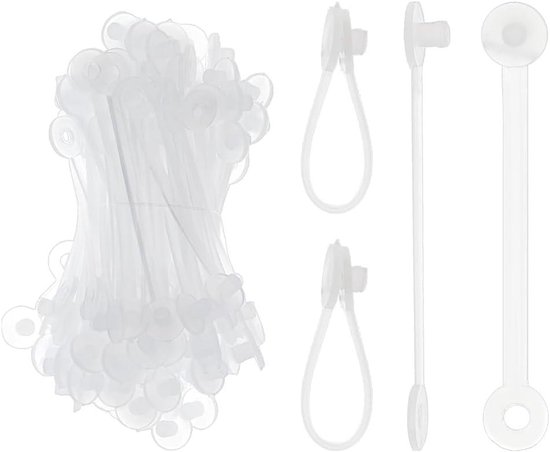 Plastic Bevestigingsmiddelen Hang Tags Clear Tag Snap Kettingen Label ...