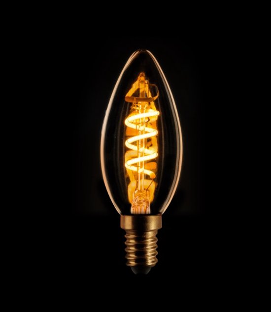 ETH Filament LED lamp LED Kaars Lichtbron - Fitting E14 - Dimbaar | bol