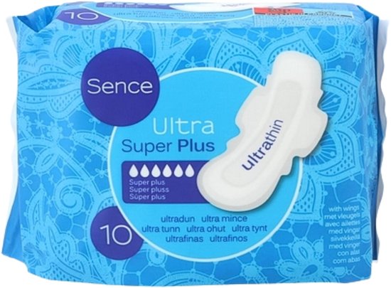 Sence - Super Plus - Maandverband - Sterk Absorberend - 10 ...
