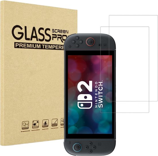 Screenprotector geschikt voor Nintendo Switch 2 - 2 stuks Beschermglas van glas... | bol