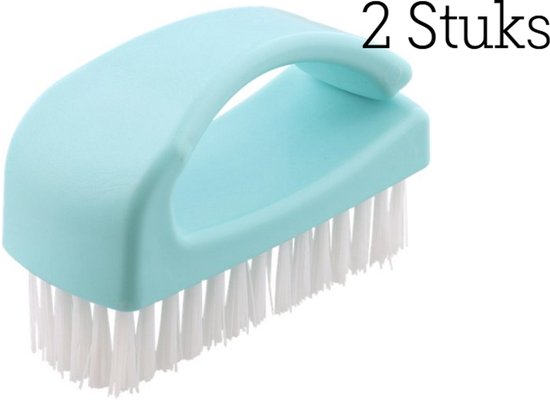 2x Nagelborstel | Nagelverzorging | Manicure Pedicure Borstel |8 cm Nylon | bol