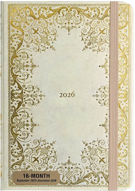 Gilded Ivory Compact diary 16-mnds 2026 | bol