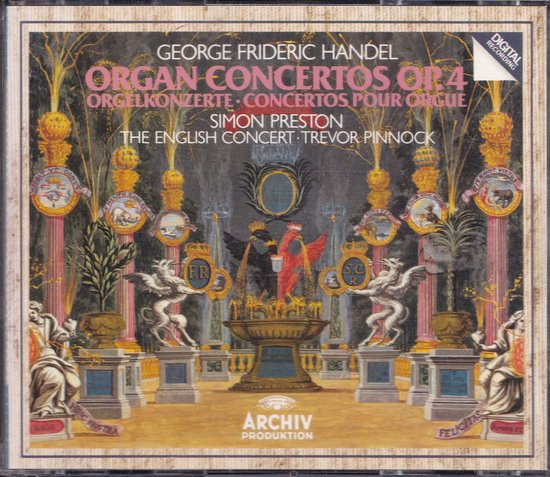 Organ Concertos op. 4 - Georg Friedrich Händel - Simon Preston (orgel), Ursula... | bol
