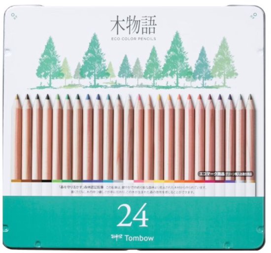 Tombow Eco Kleurpotloden - PEFC - 24 potloden | bol
