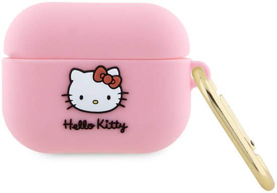 Hello Kitty AirPod Pro AirPods Case - 3D SIL Kitty - Pink | bol