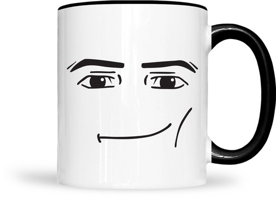 Funny Face Meme Mok – Grappige Mok met Gezicht – Cadeau voor Hem of ...