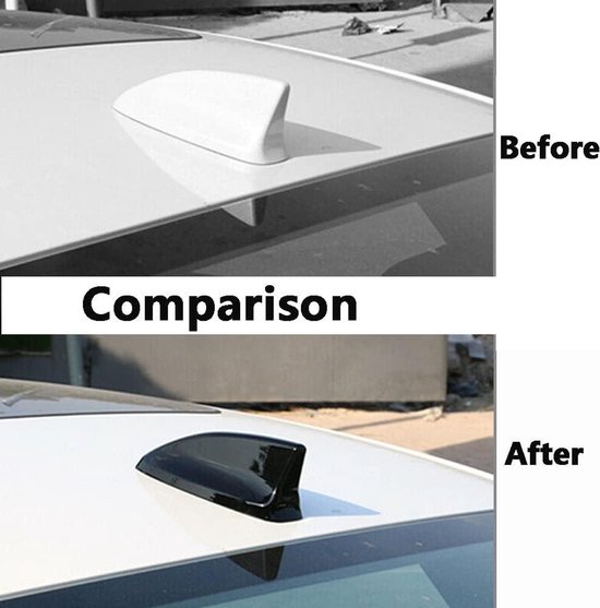 Cache d'antenne externe en forme d'aileron de requin pour Honda Civic ...