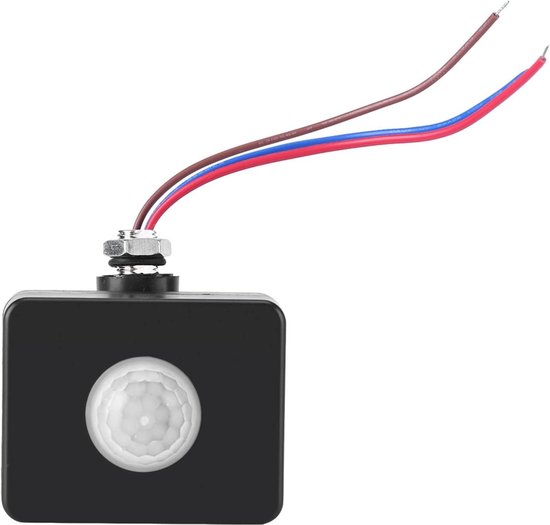 Motion Detector Infrared Light Sensor Wall Lane Switch - Black - Mini ...