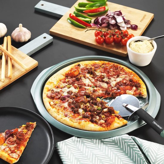 RVS Pizzames met Soft-Touch Handgreep - Voor Makkelijk Snijden van ...