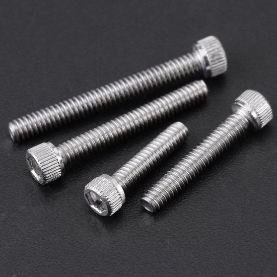 Schroeven Sortiment 150 Stuks 9 Maten Hex Socket Cap Head Schroeven ...