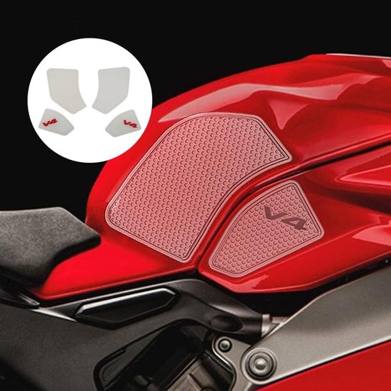 Motorbrandstof tanks sticker set - Kniebeschermers - Antislip rubberen ...