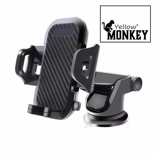 Yellow Monkey universele Telefoonhouder met zuignap met 3M Gel ...