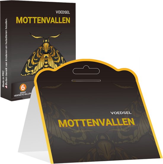 Voedsel Mottenval 6 Stuks Premium Bestrijding - Motten bestrijden ...