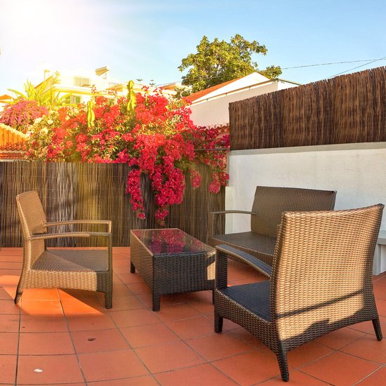 Wilgenmat 80 x 300cm ( HxB) Wilgenmatten wilgenrol tuinscherm ...