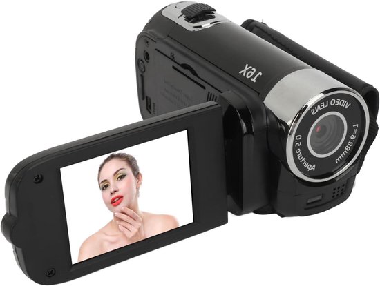 Autofocus FHD 4K Vlogcamera met Dubbele Camera 16MP 16x Digitale Zoom Compacte Camera... | bol