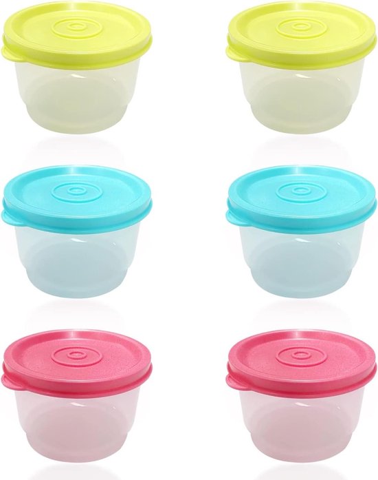 6-delige vershouddozen met deksel - voorraaddozenset keuken lekvrij ...