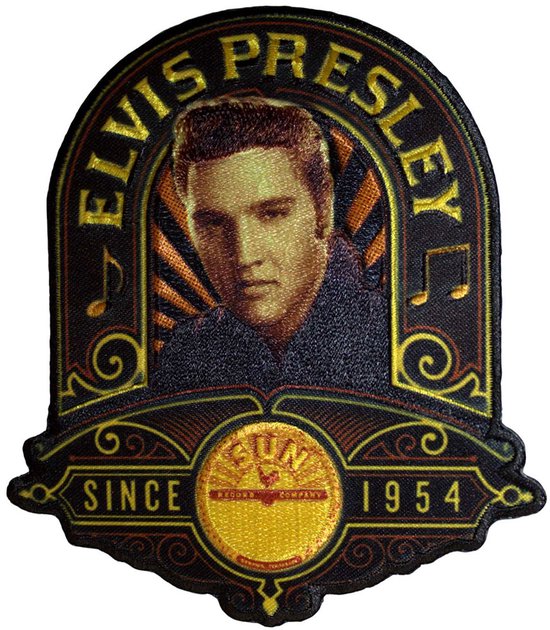 Elvis Presley - Elvis Studio Portrait Patch - Zwart | bol