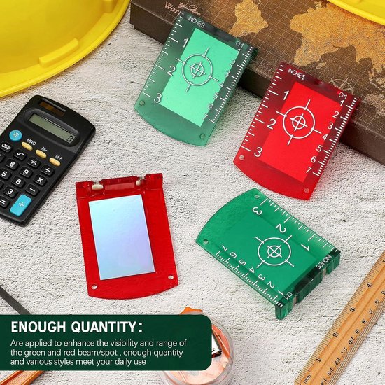 Magnetic Laser Target Plate with Reflectors for Laser Line Alignment ...