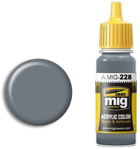 AMMO MIG Hobbyverf Acrylverf - MIG 0228 FS 35164 Intermediate Blue (ANA ...