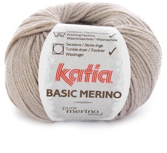 Katia Basic Merino - 09 beige - Wol/Acryl Garen | bol