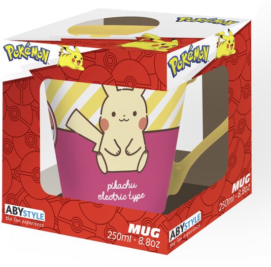 Pokémon Pikachu Electric Type Unisex Kop - meerkleurig - Standard | bol