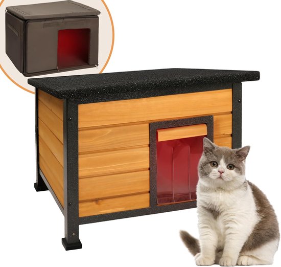 Kattenhuis Voor Buiten - Kattenhok - Kattenbench | bol