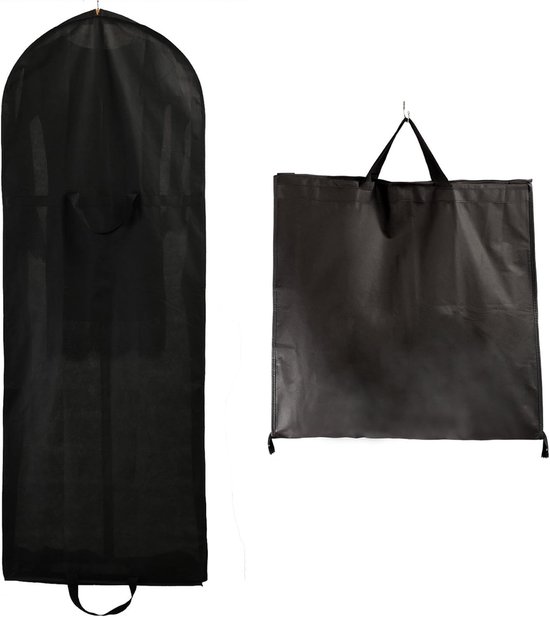 Opvouwbare Kledingtas - Bescherming voor Kleding - 150 cm - Zwart | bol