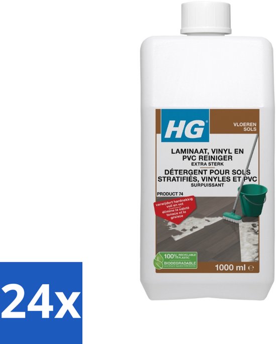 HG - Laminaat, Vinyl & PVC Reiniger - Extra Sterk - Verwijdert ...