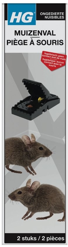 HG X - Muizenval - Zeer Effectief & Hygiënisch - 2 Vallen ...