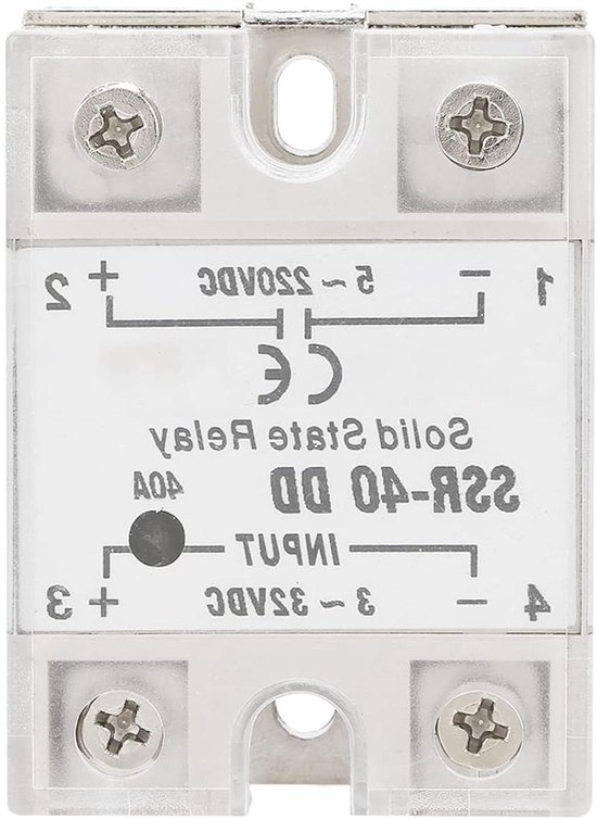 Solid State Relay SSR-40 DD 40A 5-220VDC for Industrial Automation ...