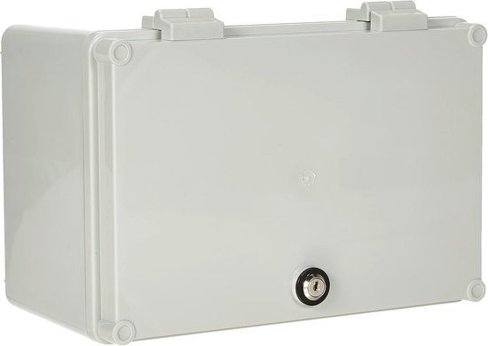 Schakelkast UNI-min met slot 300x200x160mm - industriële behuizing IP65 ...