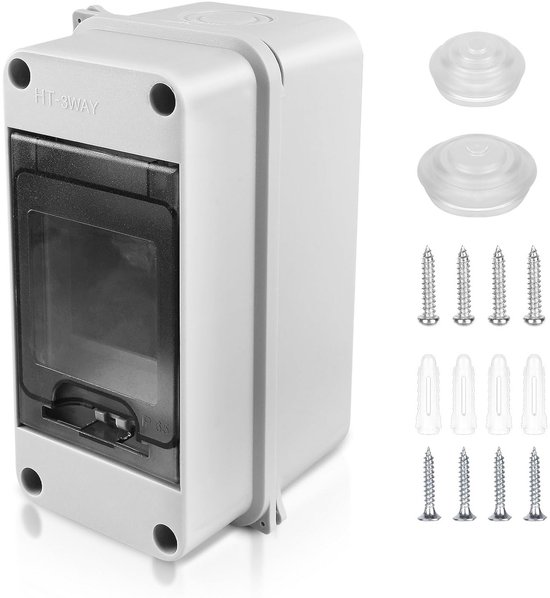 Waterdichte Elektrische Doos Buiten - IP65 Behuizing met 3 Modules voor ...