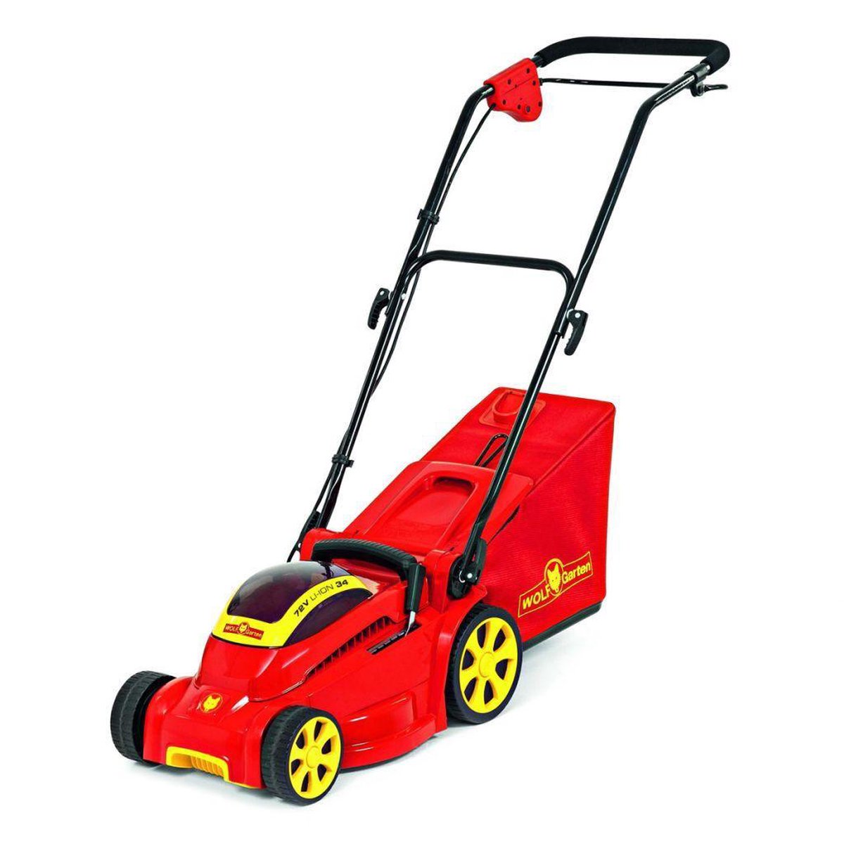WOLF-Garten 18BKEJ13650 Batterij/Accu Rood, Geel grasmaaier | bol.com