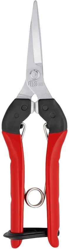 FELCO 322 - Dunschaar stalen handgeep - recht snijmes - lengte 190mm | bol