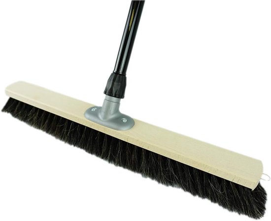 Zaalbezem natuurhaar 50 cm bezemkop I Bezem zonder steel I Paardenhaar ...