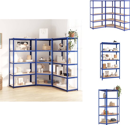 vidaXL Schap - Schappen - Opbergrek - Industriële Rekken - Opbergrekken ...