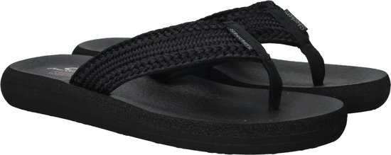 Skechers Asana Hidden Valley Slippers - Dames - Zwart | bol