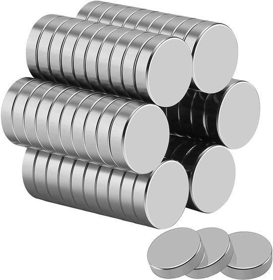 Ronde Neodymium Magneten - Sterk en Veelzijdig - 30 Stuks - 15 mm x 4 mm | bol