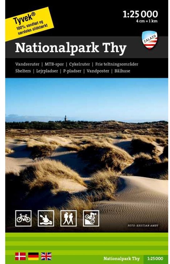 Hiking maps- Nationalpark Thy | bol