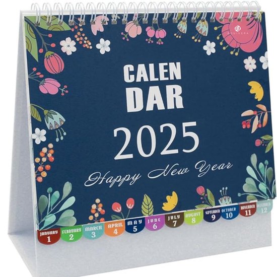 Bureau Kalender 2025 - Bureaukalender 2025 Staand - Bureau Kalender ...