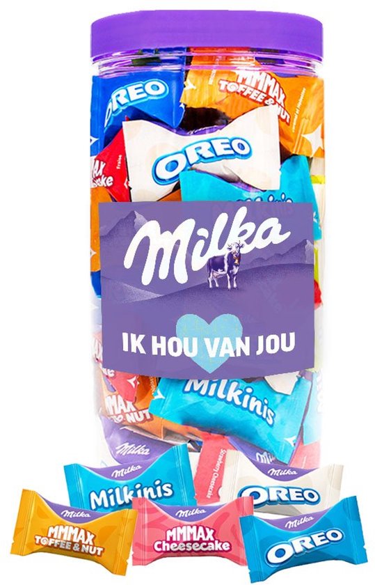 Milka Favourites chocolademix "Ik hou van jou" - 5 smaken - Toffee Nut ...