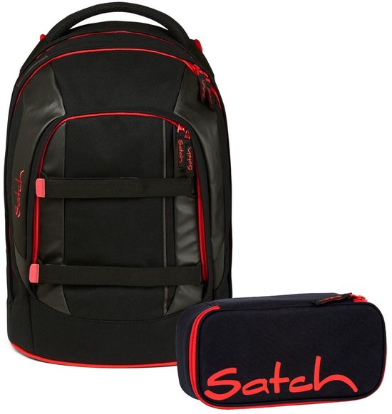 Satch schoolrugzakset PACK Fire Phantom 2-delig, incl. etui | bol