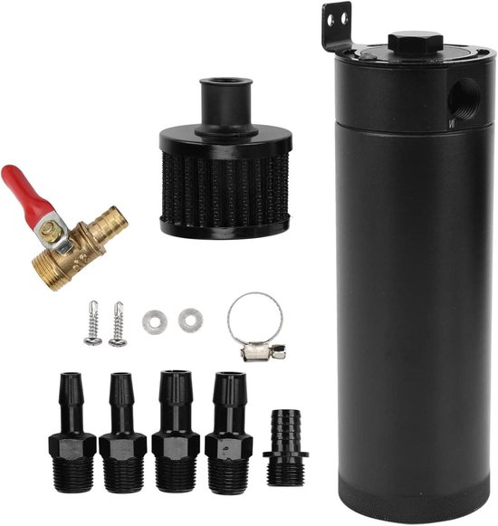 Universele 2-poorts Oil Catch Can Reservoir Tank Motor Lucht ...